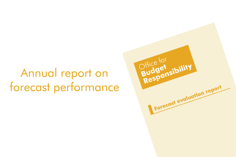 Forecast evaluation report 2024 - Office for Budget Responsibility
